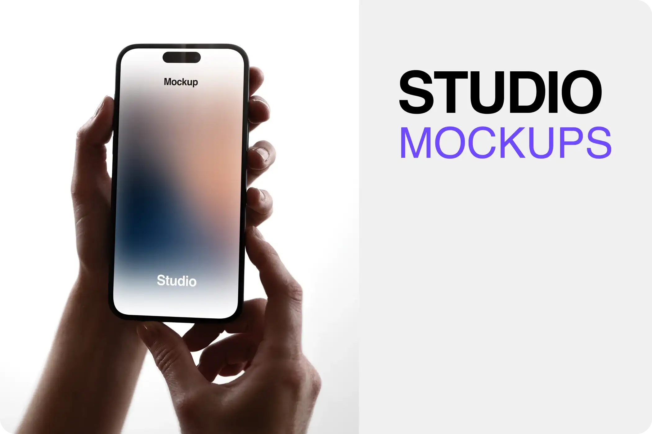 iPhone, iPad, Macbook Mockups | Mockups shot in studio