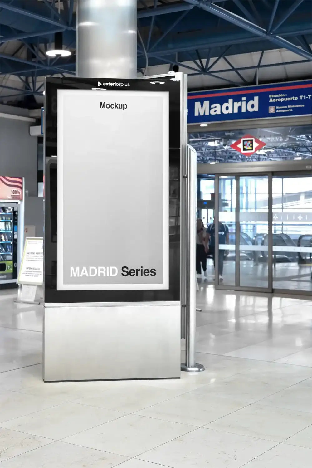 Madrid Subway Billboard Mockup, Spain | Premium Mockup | SP25MAD005 ...