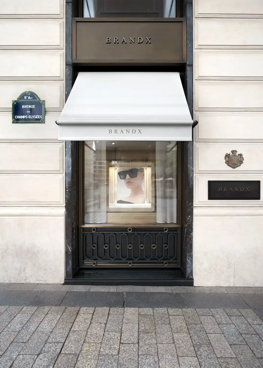 Paris Storefront Mockup| Premium PSD Shop Mockup | FR23PRS0070 – Brandacle